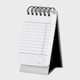 SOSOMOONGOO Checklist Twin Wire Perforated Notepad