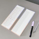 Heyday Two Tone Color Long Notepad Korean Stationery