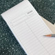 More Basic Long Lined Grid Notepad Korean Stationery