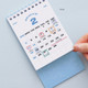 2024 Daily Habit Mini Monthly Standing Flip Desk Calendar