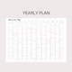 3AL 2024 Black Mong A5 Dated Weekly Diary Planner