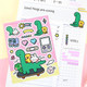 Flying Whales Line Friends Joguman Paper Sticker