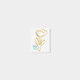Appree Rose Gold Tulip Metal Clip Pack Korean Stationery