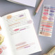 Iconic Blur Sticky Index Short Highlighter Sticky Notes Set