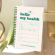 Organize with Hello My Health A5 Undated Journal Diary