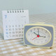 Brisk Style Retro Analog Desk Clock: Silent, Vintage Style