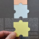Plepic Puzzle Index Sticky Notepad: Organize with Fun!