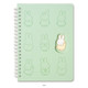 Miffy Shape B6 Wire Binding Lined Notebook: Cute