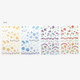 Diary Deco Sticker Pack: Hologram, Removable, Clear Stickers