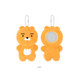 Kakao Friends Boucle Mirror Ball Chain Keyring Keychain
