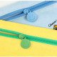 Say Cheese Fabric Flat Pencil Case: Cute & Compact Organizer