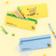 Say Cheese Fabric Flat Pencil Case: Cute & Compact Organizer