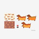 Cute Shape Cards | My Buddy Set 01-04 | Gift & Home Decor