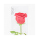 Appree Red rose sticky memo notes - fallindesign