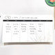 Iconic Simple sticky weekly planner - Fallindesign.com