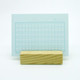 MINGSMANGS Mint squared manuscript paper postcard - Fallindesign