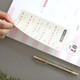 Iconic Weekly goal tracker sticky notepad - fallindesign