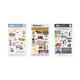 Indigo Storage Magazine Paper Sticker Pack - Fallindesign