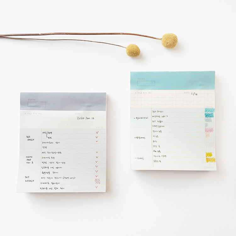 O-CHECK Checklist perforated writing notepad 90 sheets