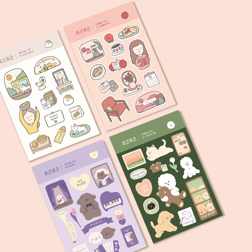 Dash And Dot Blooming Life Removable Sticker Pack