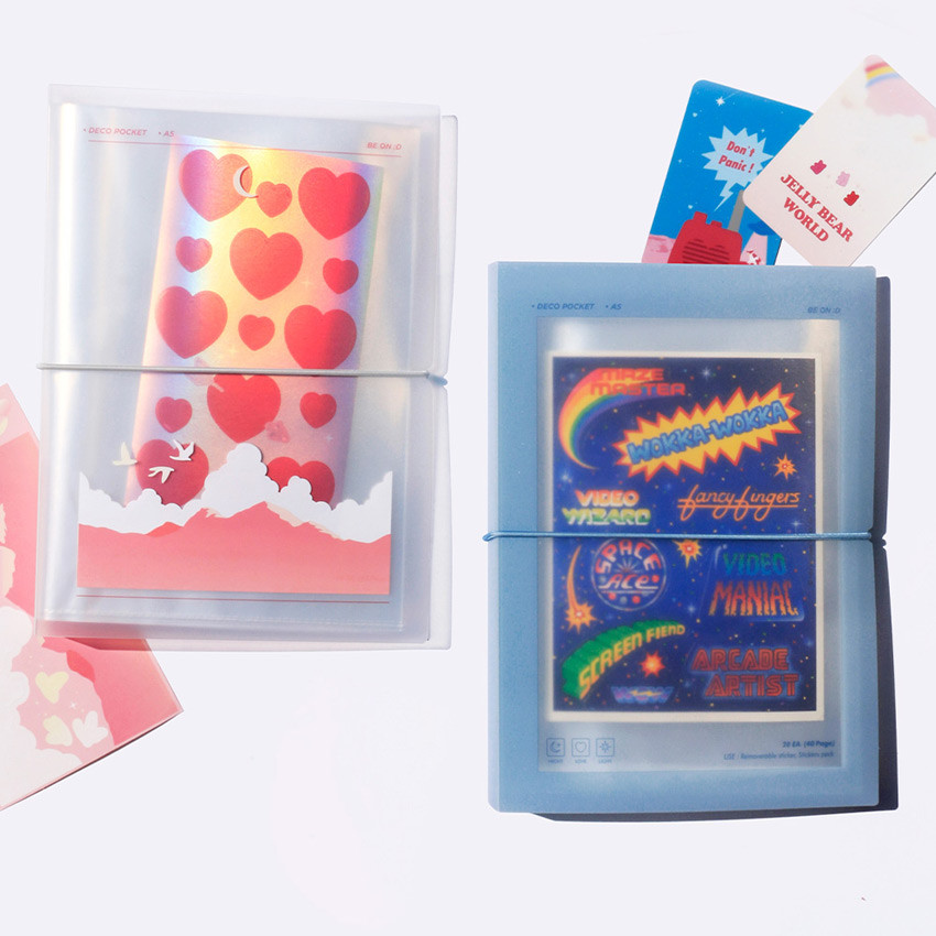 Iconic Holographic A5 Sticker Storage Binder with Pockets