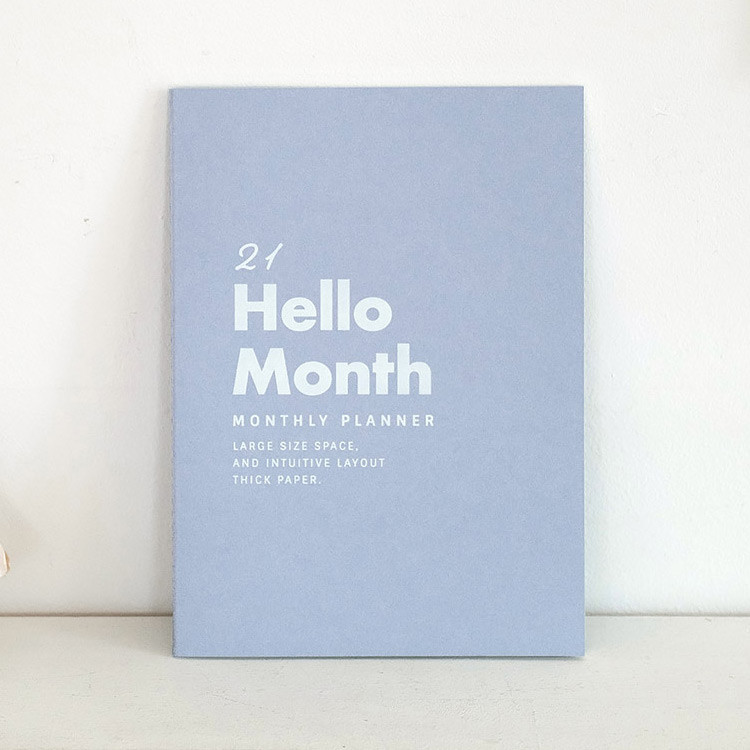 Eedendesign 2021 Hello month B5 dated monthly planner
