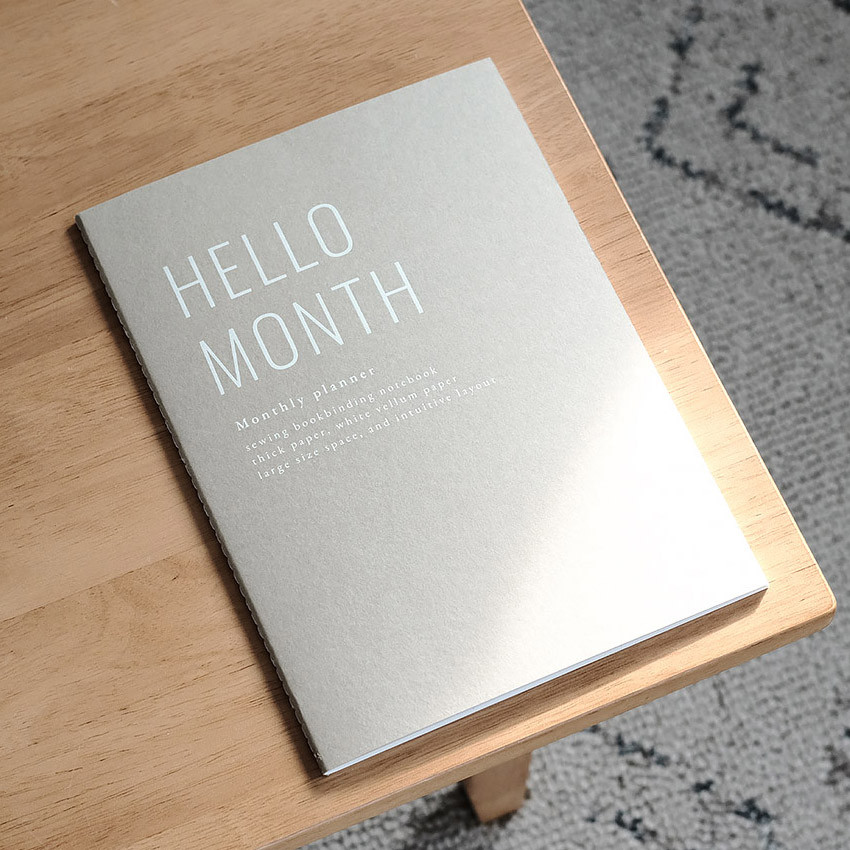 Eedendesign Hello month B5 dateless monthly planner