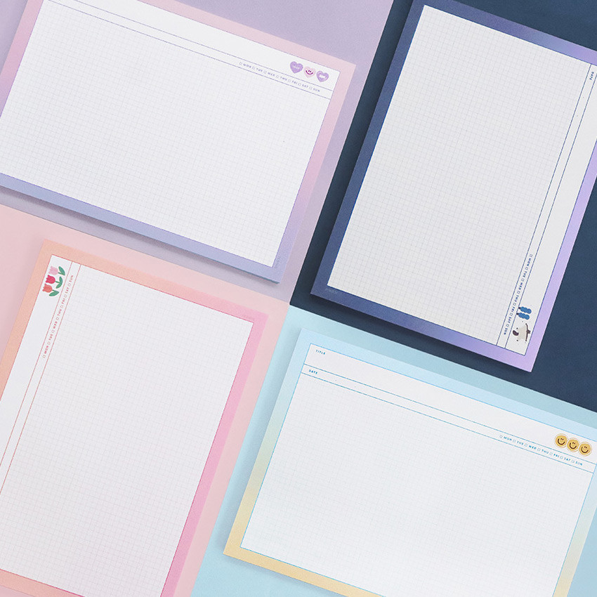 ICONIC Bunny B5 Writing Grid Notepad | Fallindesign