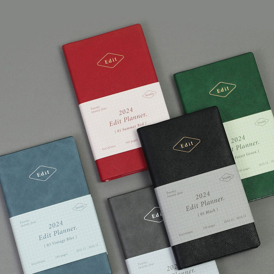 2024 Simple Small Dated Weekly Planner Agenda