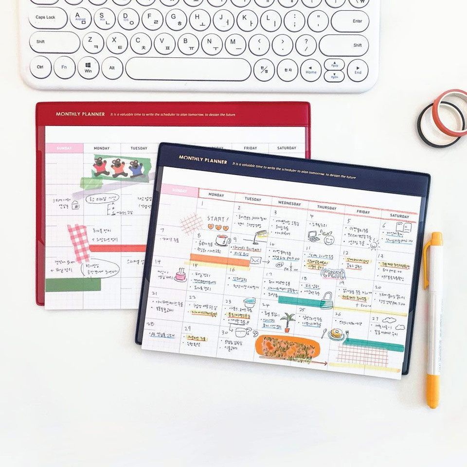 Desk Planners, Planners, Desk Schedulers | Fallindesign