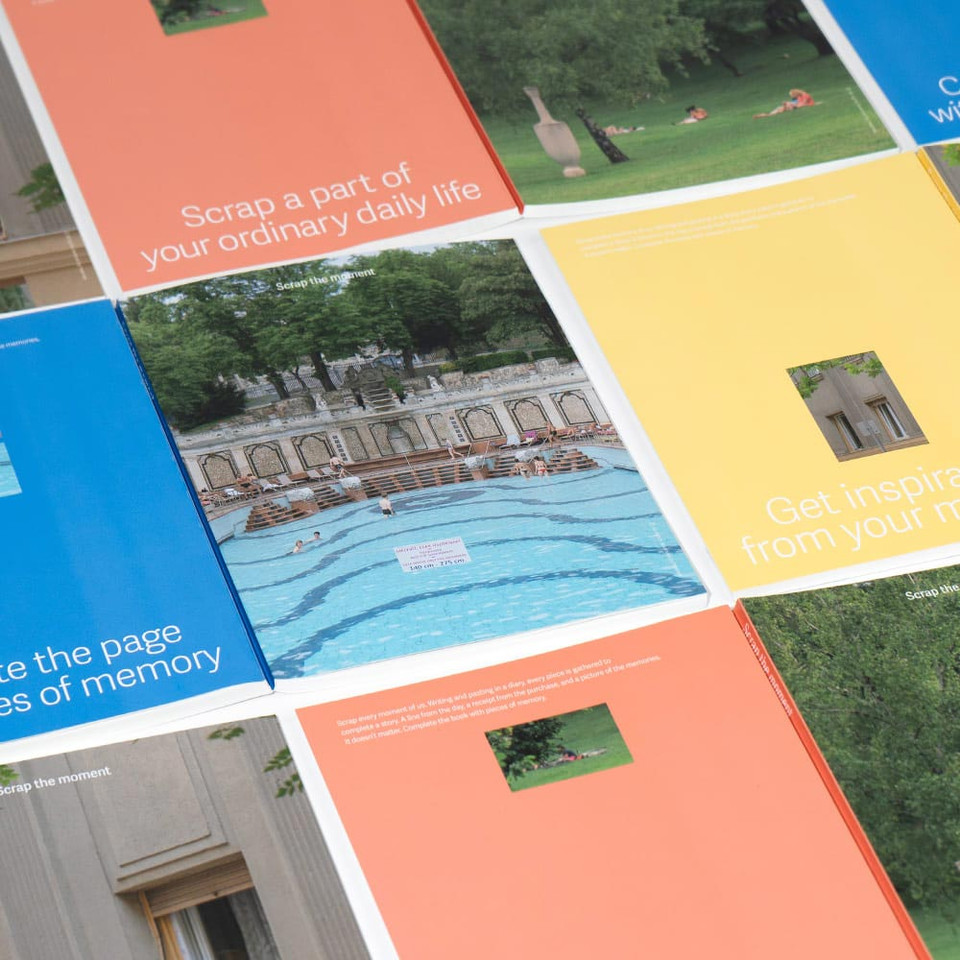 UNIVERSAL CONDITION Scrap note A5 size spiral grid notebook