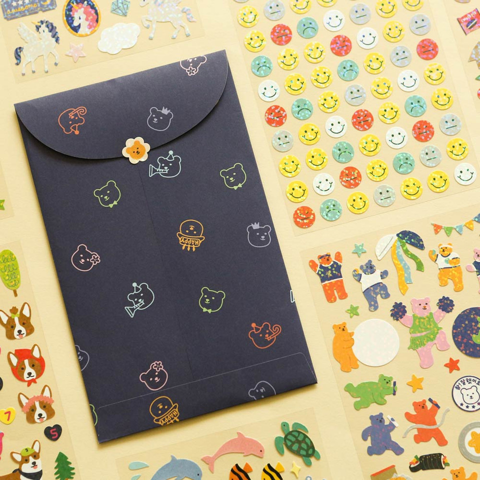 Dailylike Diary Slim Removable Sticker Pack of 8 Sheets