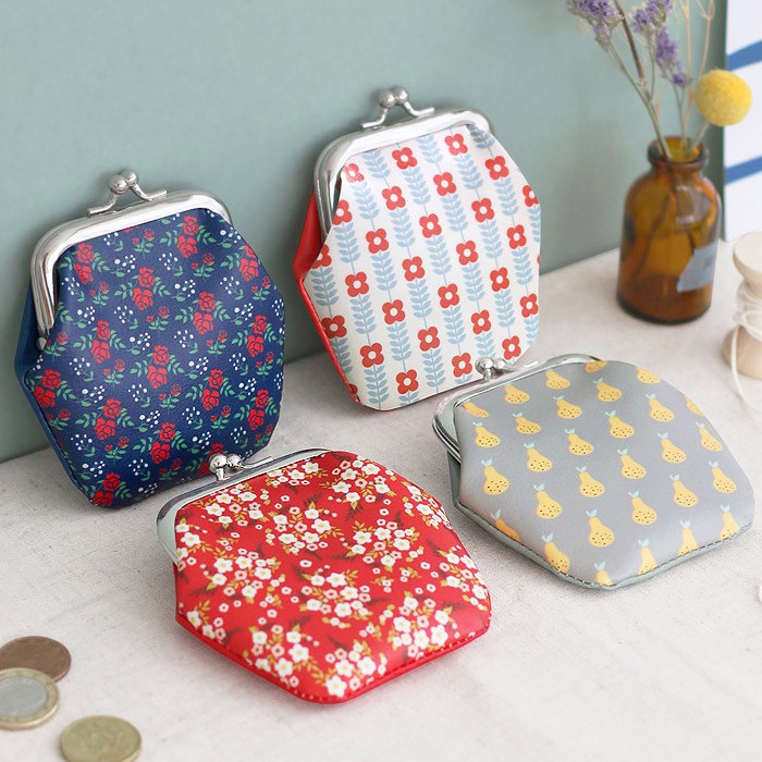 Iconic Unique pattern frame coin wallet - fallindesign.com