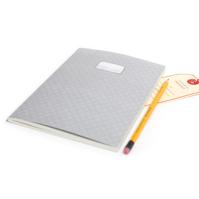 Page25 Natural and Pure pattern A5 lined notebook - fallindesign