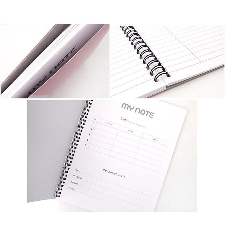 2Young A4 wirebound my note perforated lined notebook