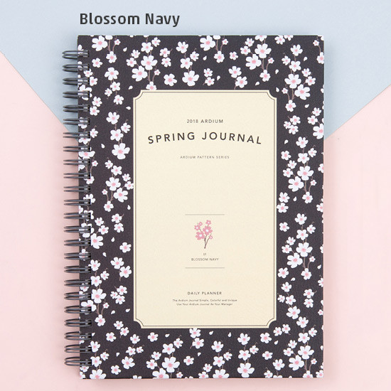 Ardium 2018 Spiral spring journal dated diary scheduler