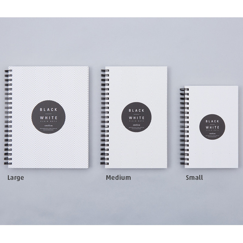 Paperpack White Hexagon paperback plain notebook - fallindesign