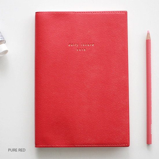 Dash and dot 2018 Day by Day record dated weekly diary planner