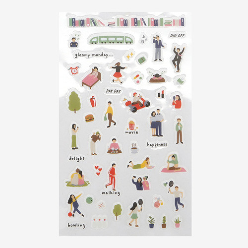 Dailylike Daily transparent sticker - Kitty - Fallindesign.com