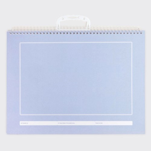 SOSOMOONGOO Above the sea spiral A4 size drawing notebook