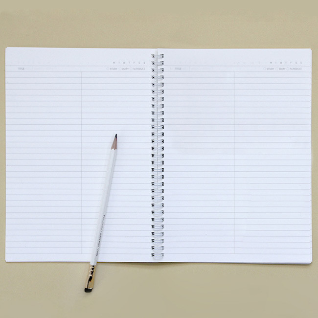 Gungmangzeung Lovable spiral bound lined notebook ver2