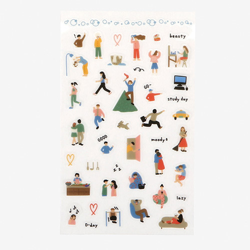 Dailylike Daily transparent deco sticker - Lamb
