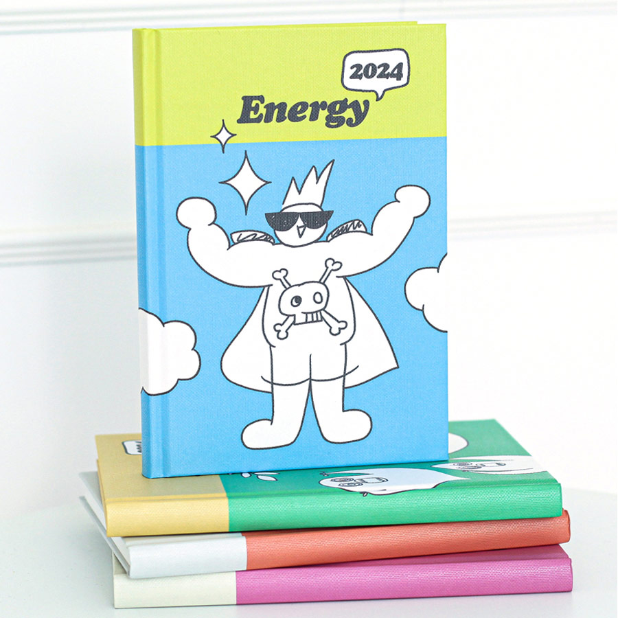 3AL 2024 Energy B6 Hardcover Dated Weekly Planner Diary