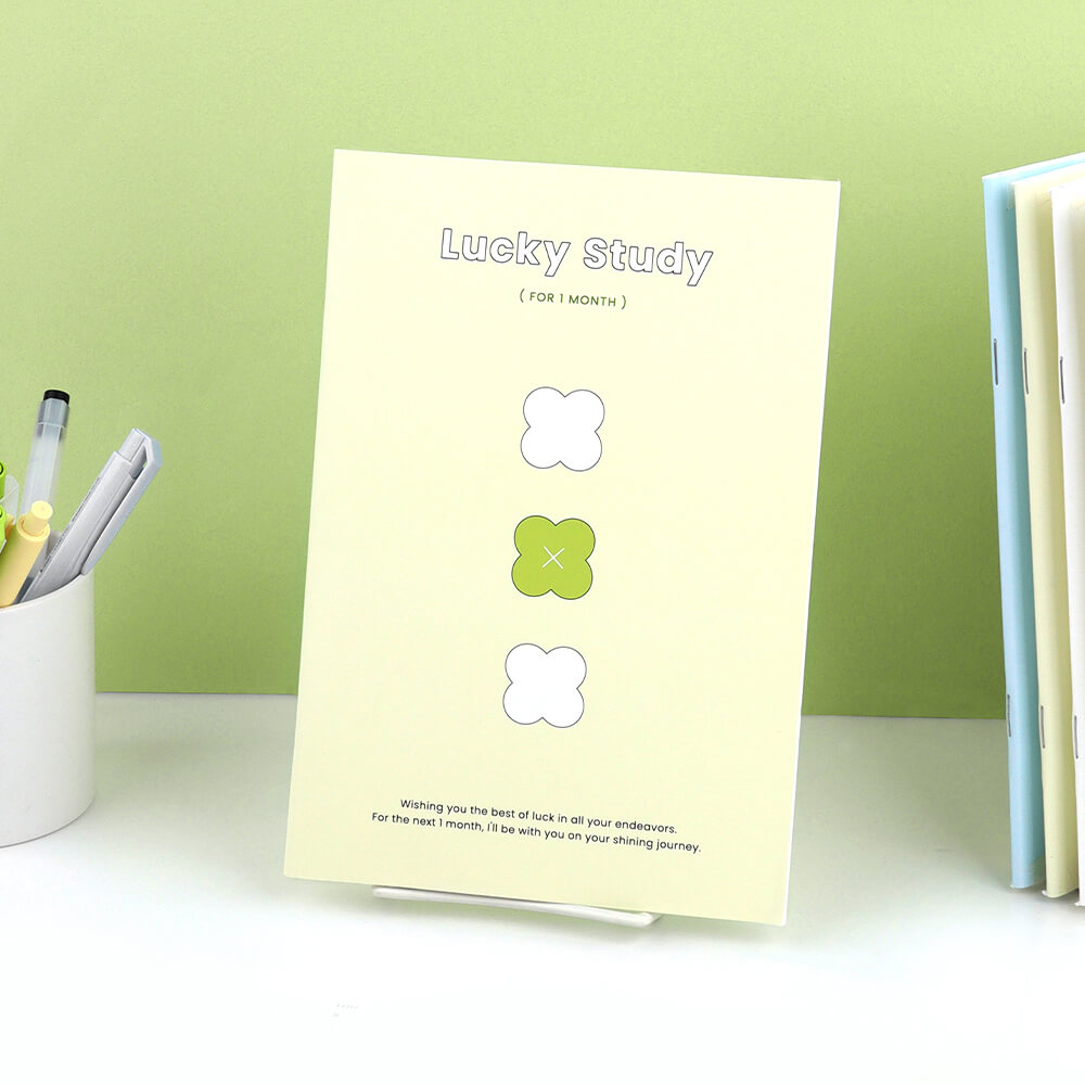 O-Check Good Luck 1 month Study Planner: Unlock Success!