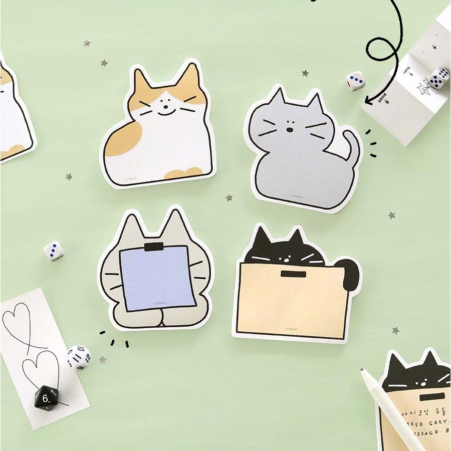 Cute Doodle Shape Memo Pad | Adorable Notes for Messages