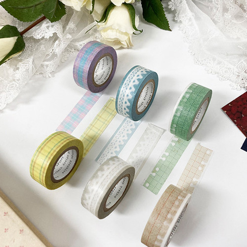 O-CHECK Pattern 15mm X 10m paper masking tape - Fallindesign
