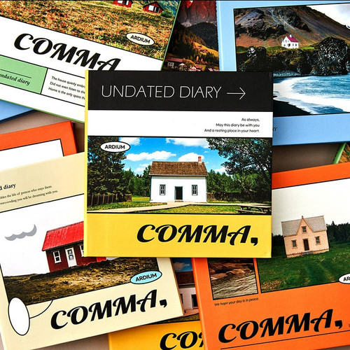 Ardium A Day's Rest Area Comma Dateless Daily Diary Planner