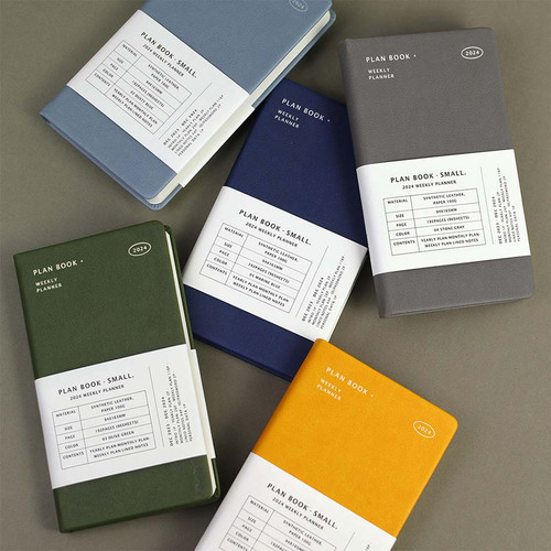 Paperian 2024 Simple Small Hardcover Dated Weekly Planner