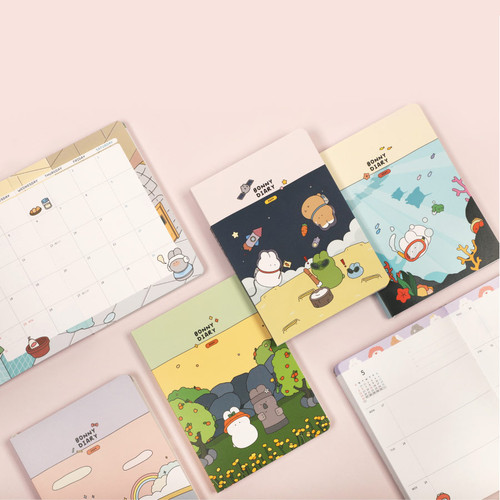 Pleple 2024 Bonny Cute B6 Dated Weekly Diary Planner