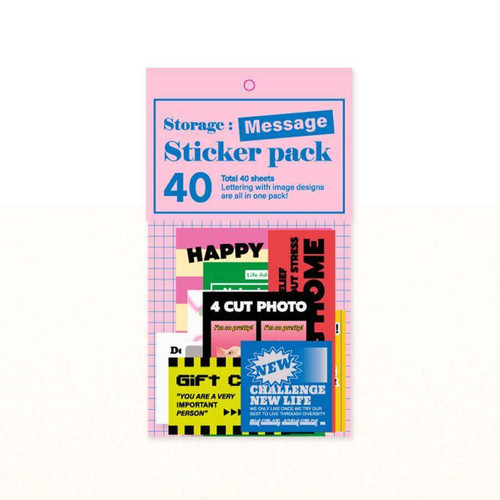 Take Notes with Flair: Indigo Storage Message Sticker Pack